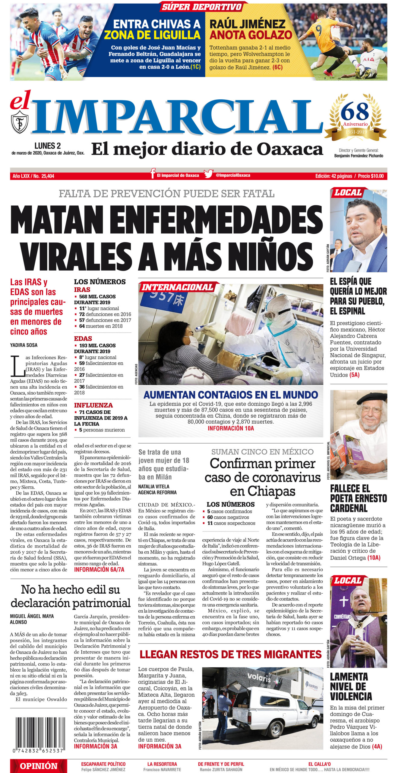 El imparcial Oaxaca - El Imparcial de Oaxaca