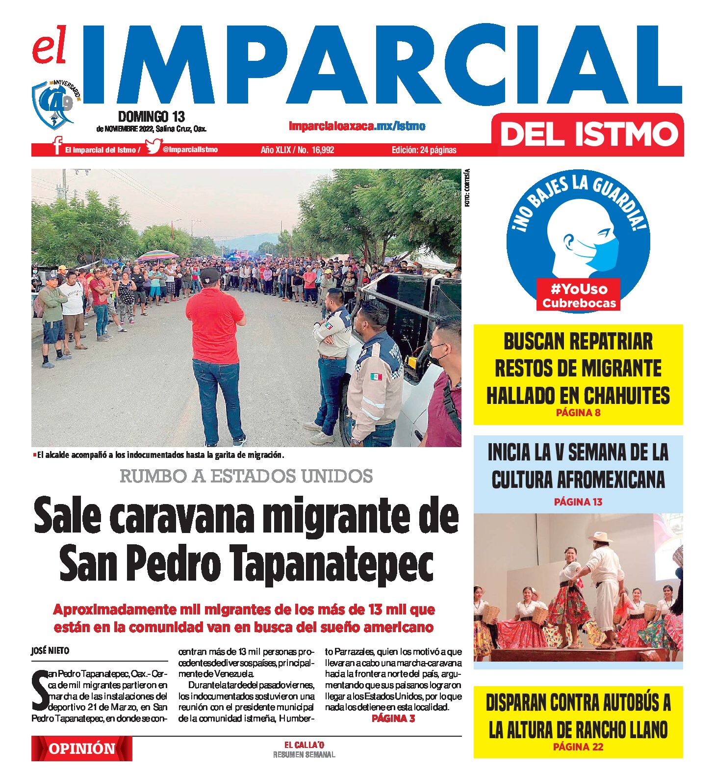 Istmo 16,992 | El Imparcial de Oaxaca