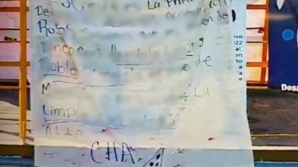 ¿Qué revela la manta atribuida a Los Chapitos en Mexicali? - El ...