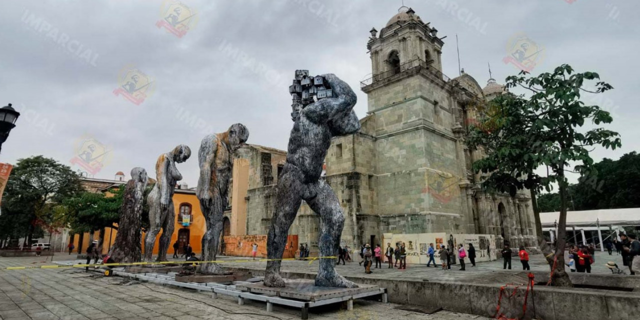 VIDEO | Monumental exhibición escultórica asombra al Centro Histórico ...