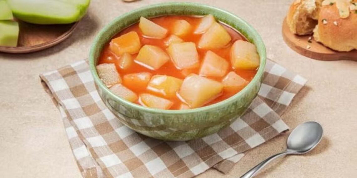 Sopa de Chayote, una opción saludable y deliciosa