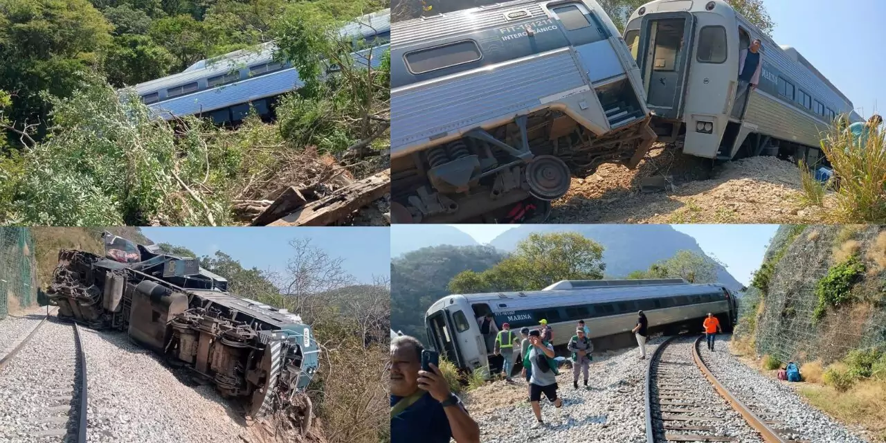 Descarrila tren interoceánico en tramo Chívela–Nizanda - El Imparcial ...