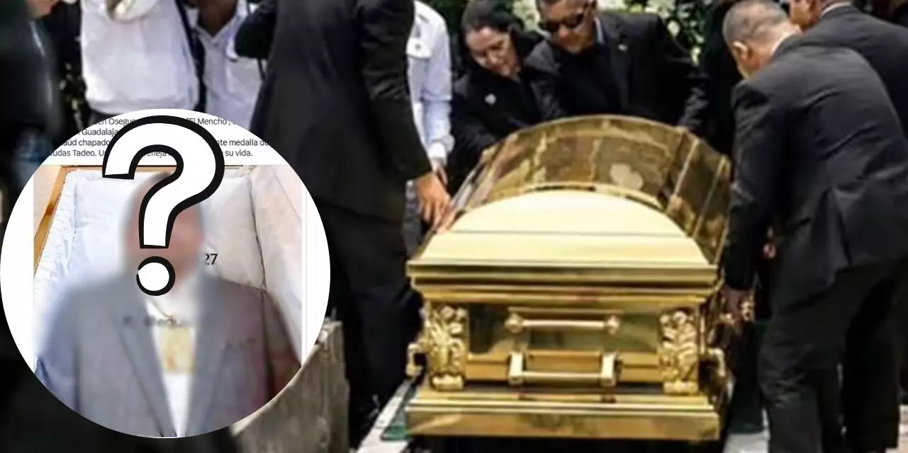 ¿Es real la foto de "El Mencho" en su ataúd? La verdad tras la imagen ...