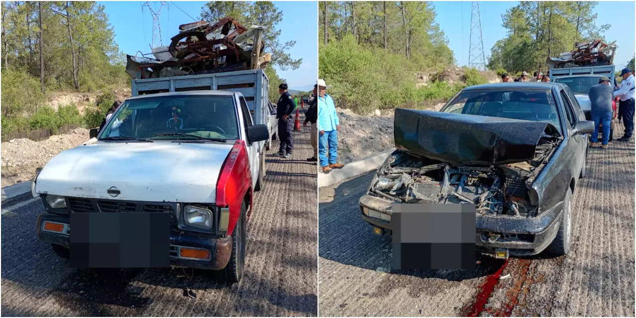 Cuatro vehículos chocan en la ruta a Yucudaa, en la Mixteca - El ...