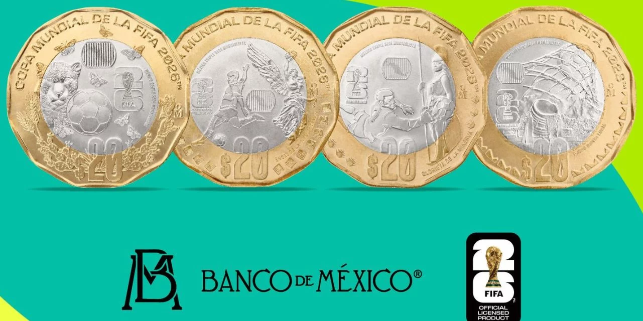 Monedas De 20 Pesos Del Mundial 2026 De Banxico Ya Están En Los Bancos