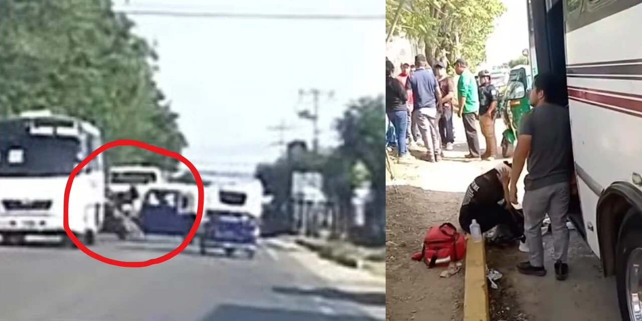 VIDEO | Mototaxi imprudente desata brutal choque en carretera a Atzompa ...